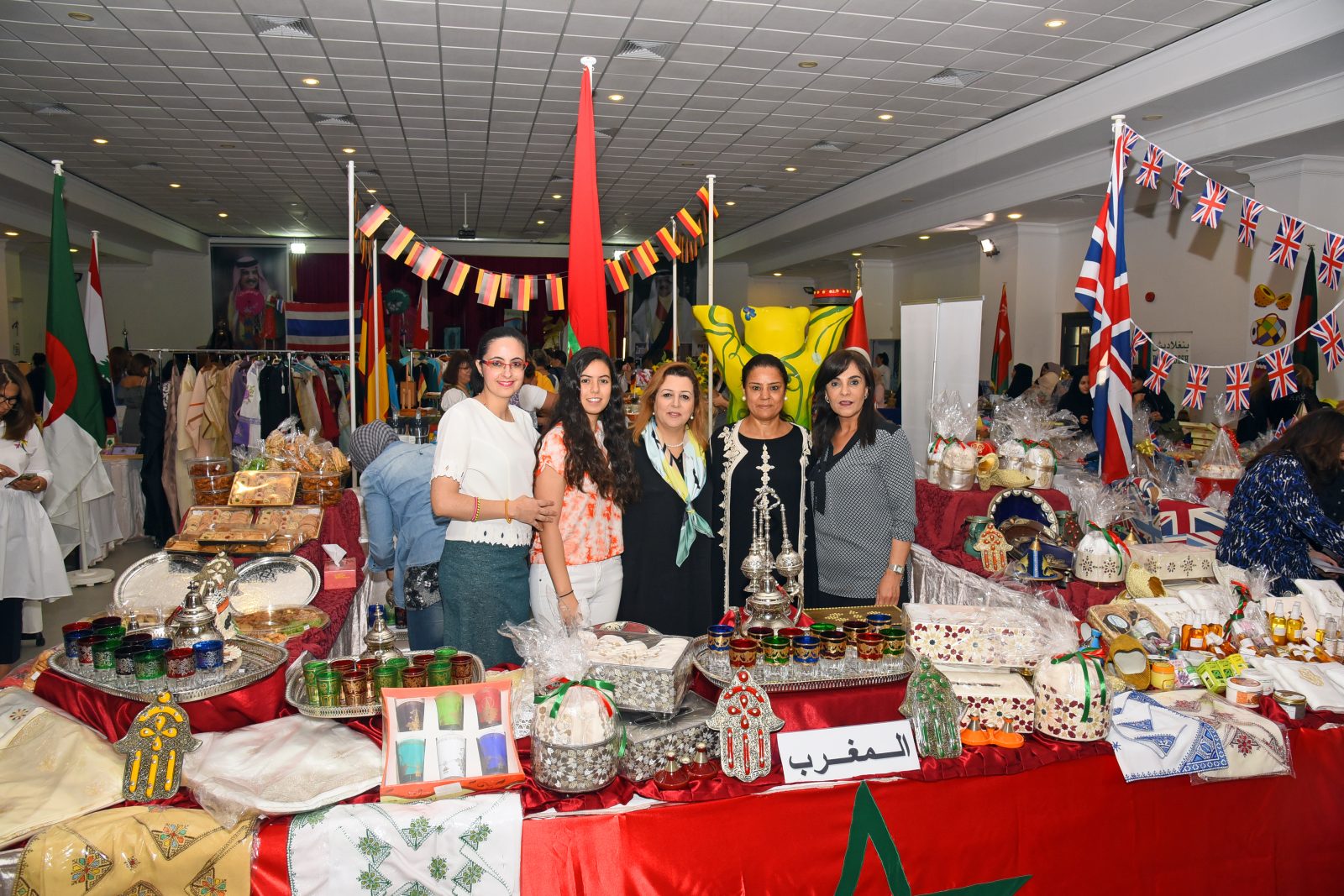 افتتاح سوق السفارات الدولي 2018 - جمعية رعاية الطفل والأمومة